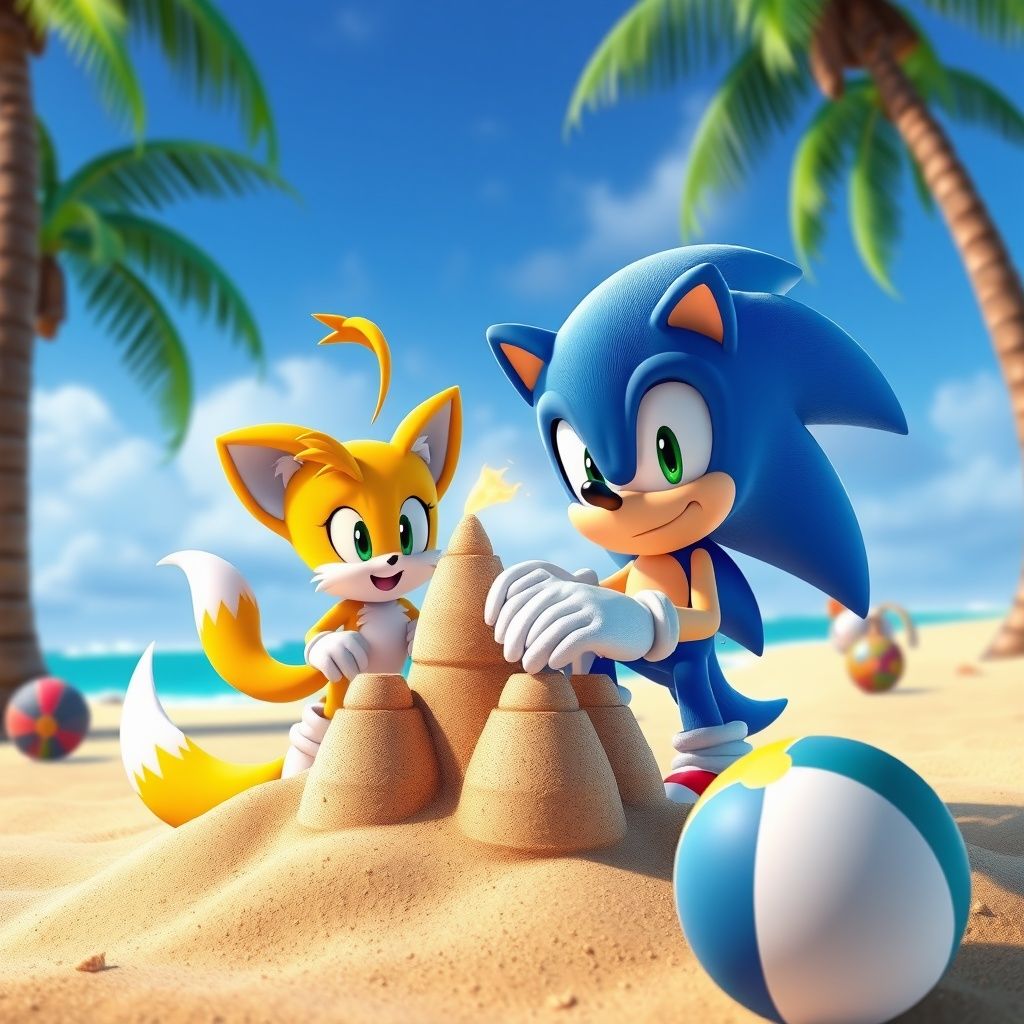Sonic and Tails' Beach Adventure | Story.com