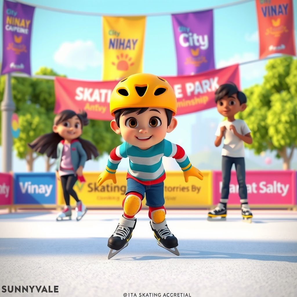 Anmay, the Skating Champion | Story.com