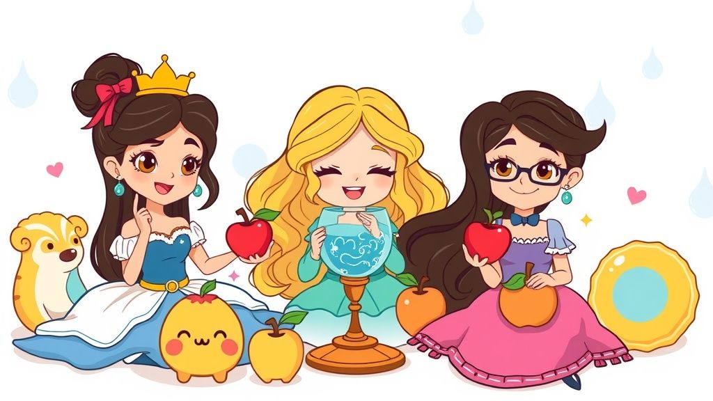 The Three Little Princesses and the Big Bad Wolf | Story.com