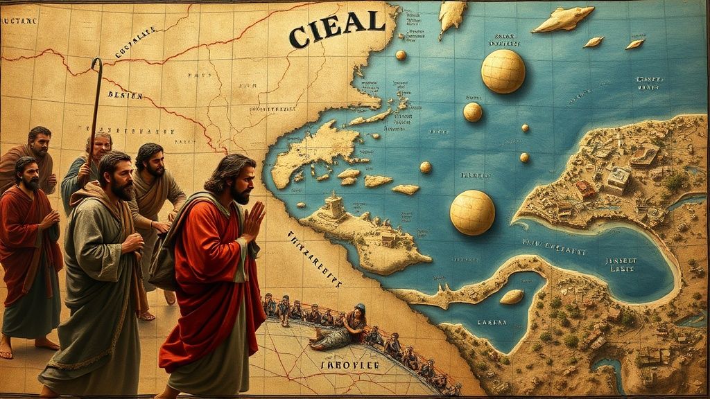 The Life of Jesus on an Ancient Map | Story.com