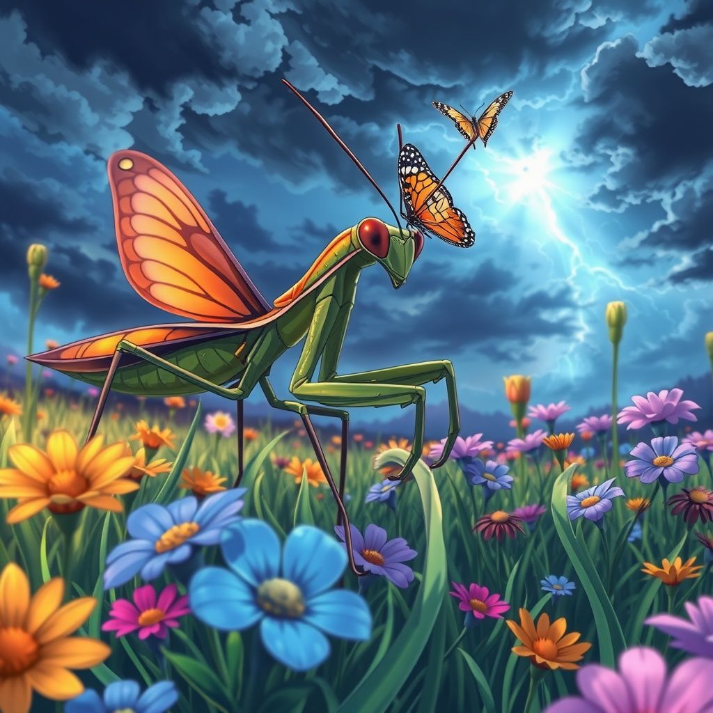 The Mean Flying Mantis and the Butterfly | Story.com