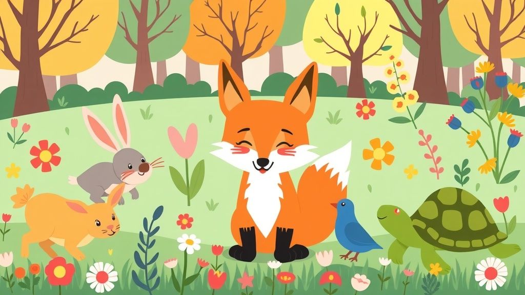 Watch:Finley the Fox Finds Friends | AI Children’s Videos | Story.com