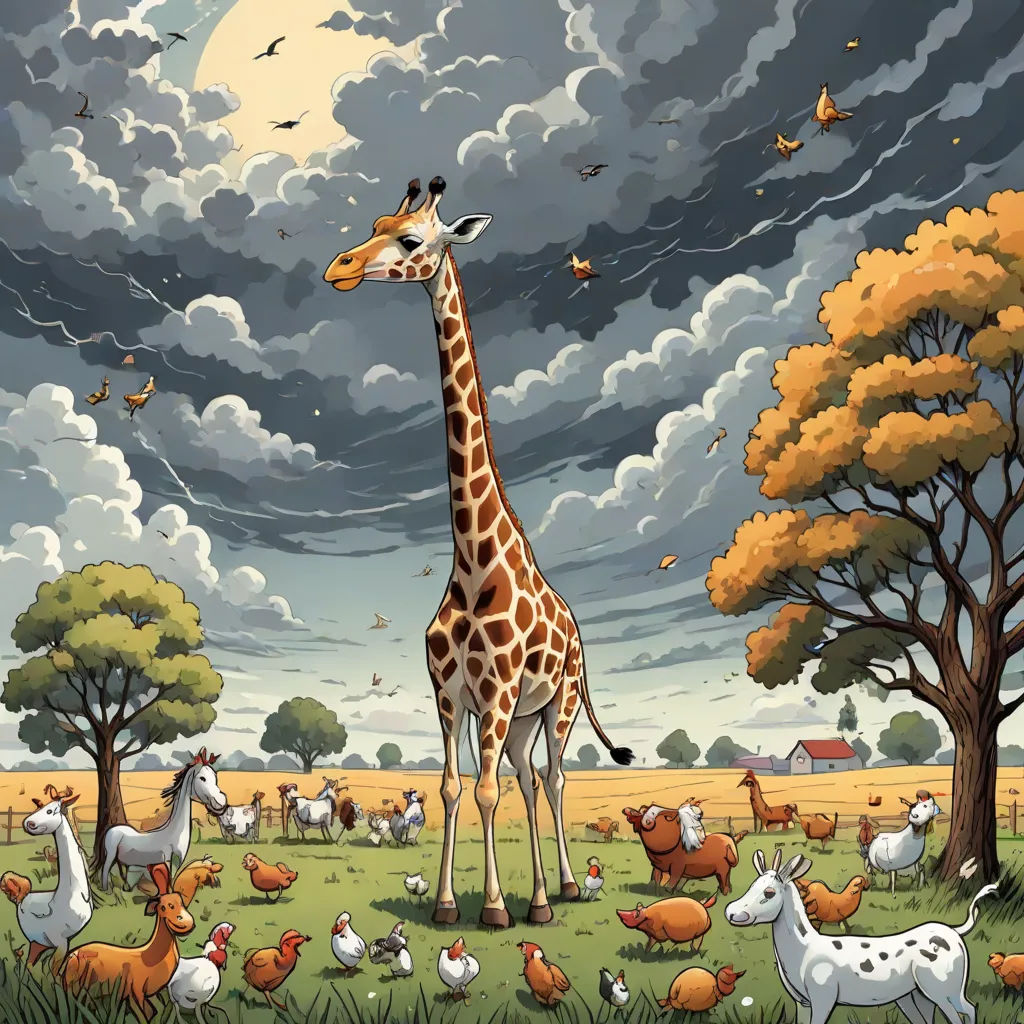 The Giraffe on the Farm | Story.com
