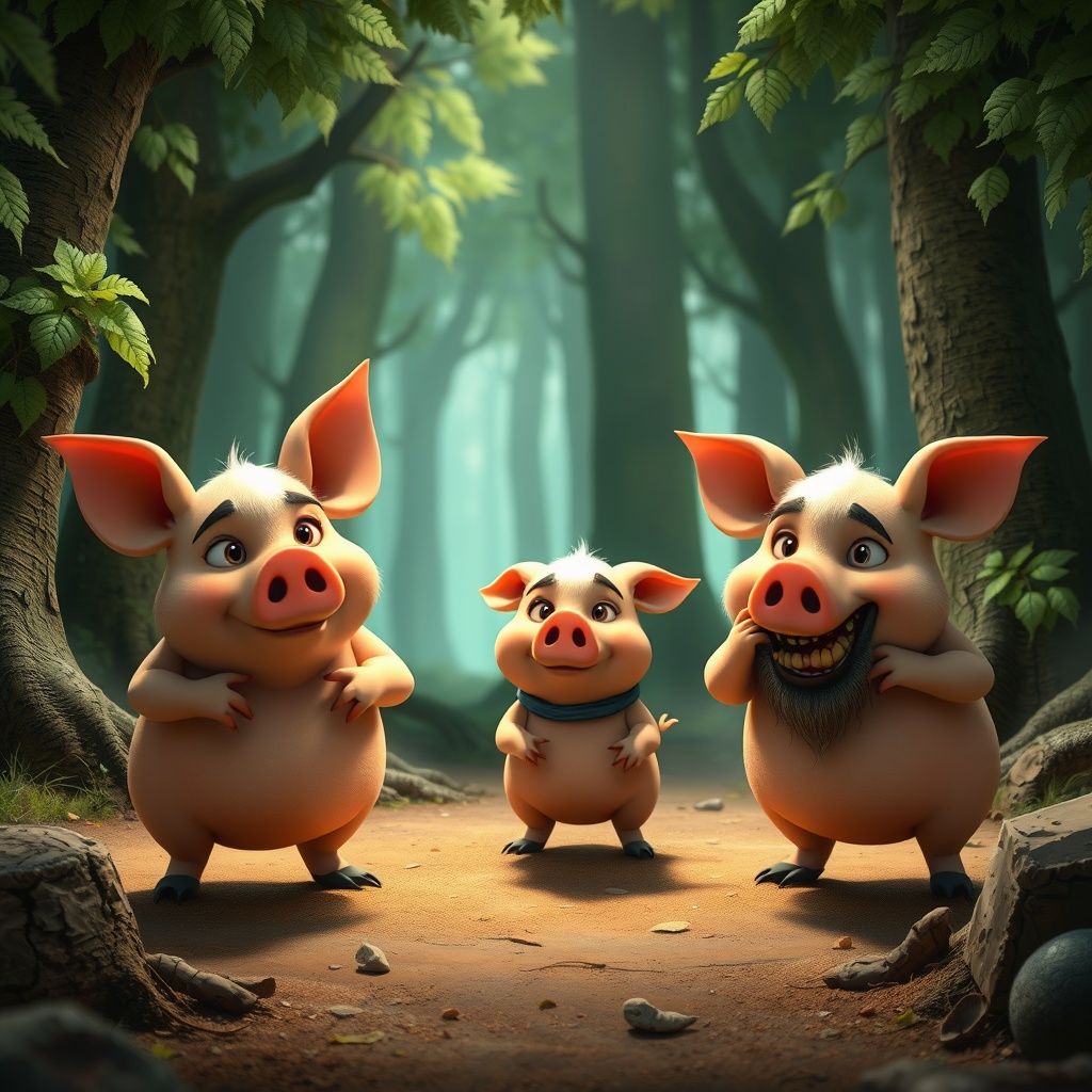The Three Little Pigs and the Wild Animal | Story.com
