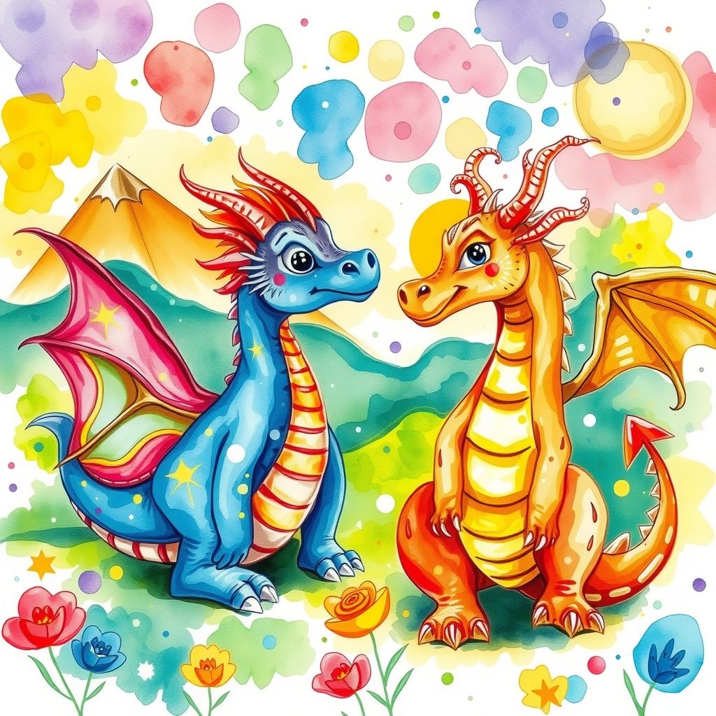 The Enchanted Dragon Coloring Book | Story.com
