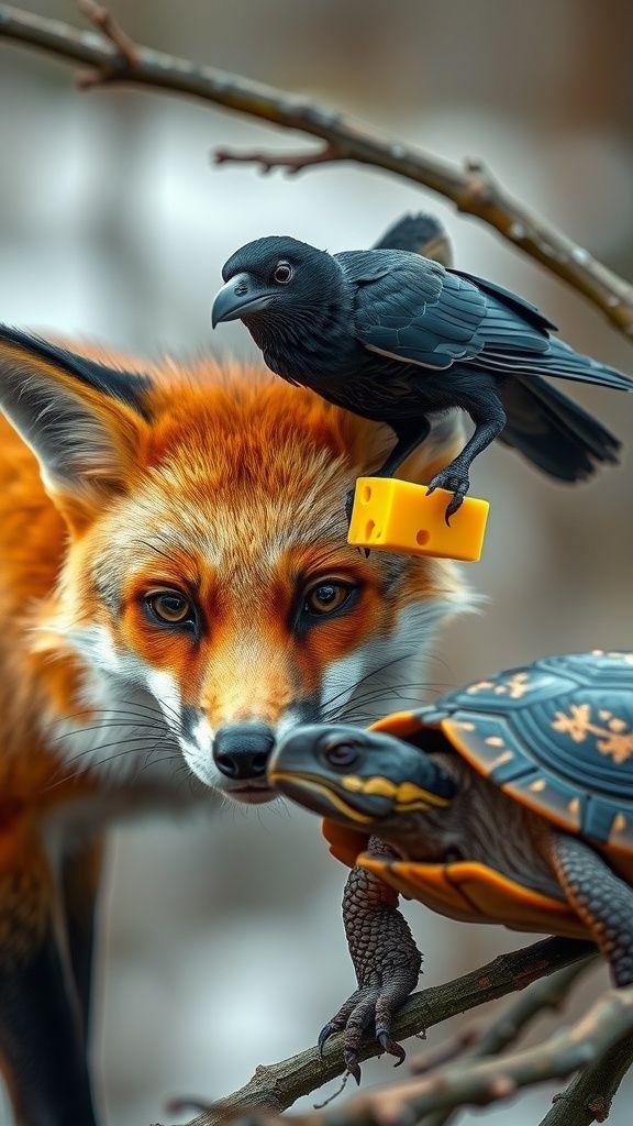 The Clever Crow and the Speedy Tortoise | Story.com