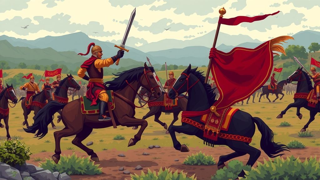 Watch:The Battle of Tarain | AI Historical Videos | Story.com
