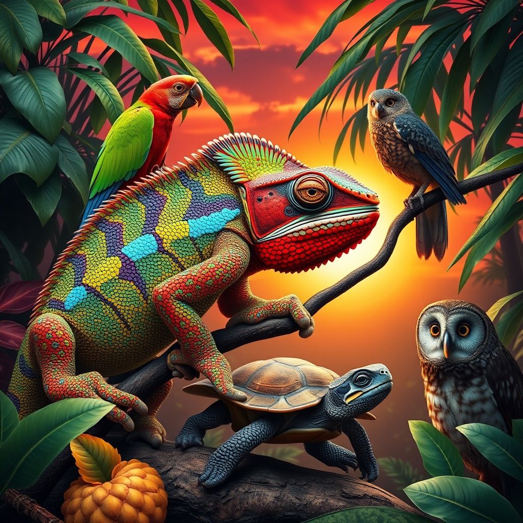 The Colorful Day of Coco the Chameleon | Story.com
