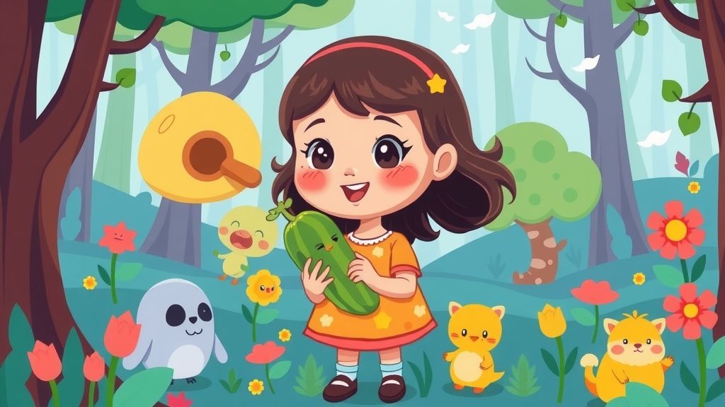 Watch:Timun Mas: Legenda dari Jawa | AI Children’s Videos | Story.com