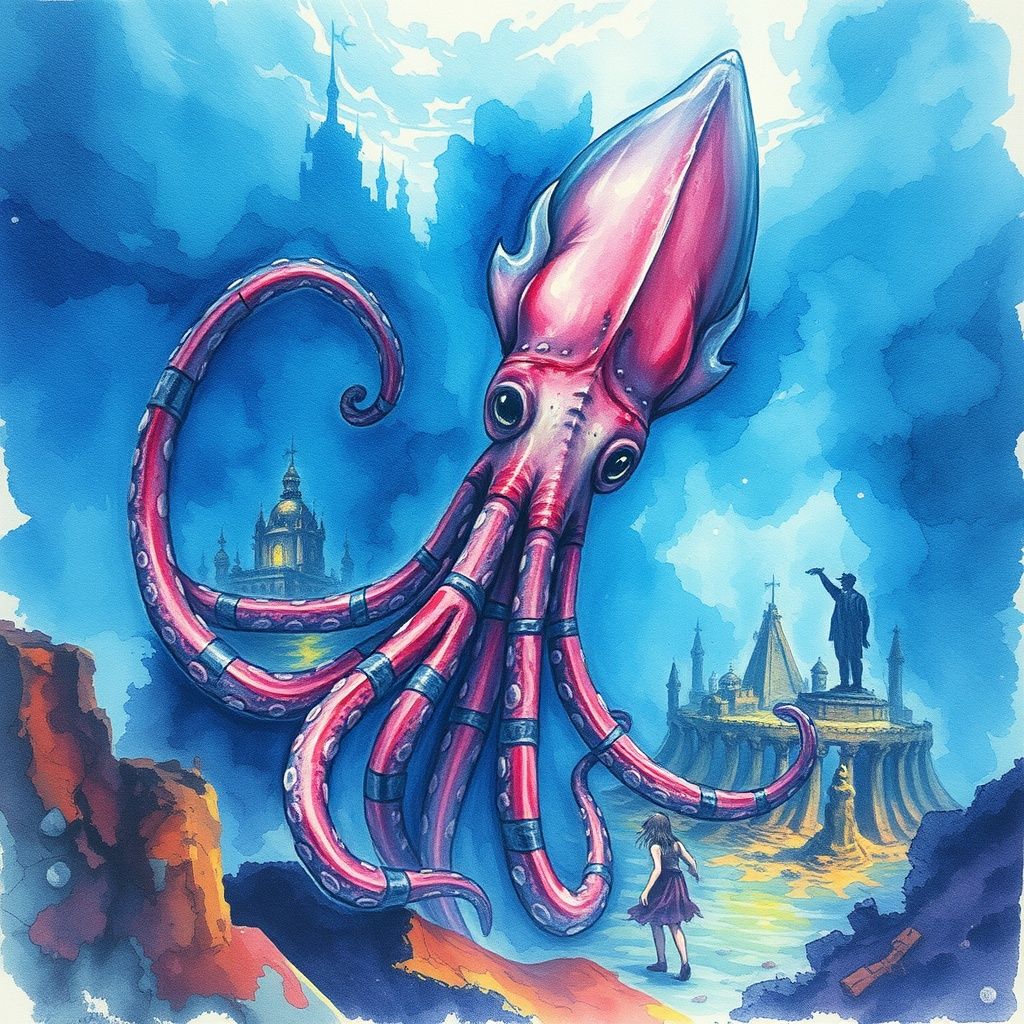 Squiddy in the Shadows | Story.com