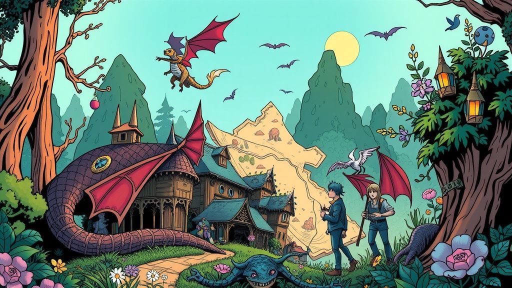 Watch:The Adventures of Alex and Zoe | AI Fantasy Videos | Story.com