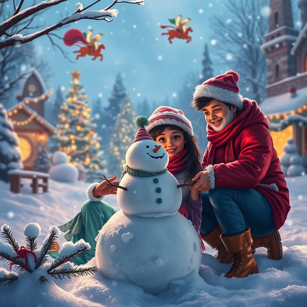 Jasmine & Anthony's Magical Christmas Adventure | Story.com
