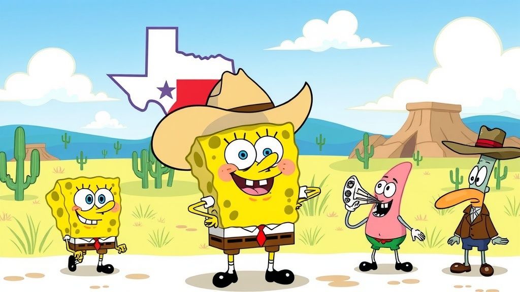 Sandy Cheeks' Texas Adventure | Story.com
