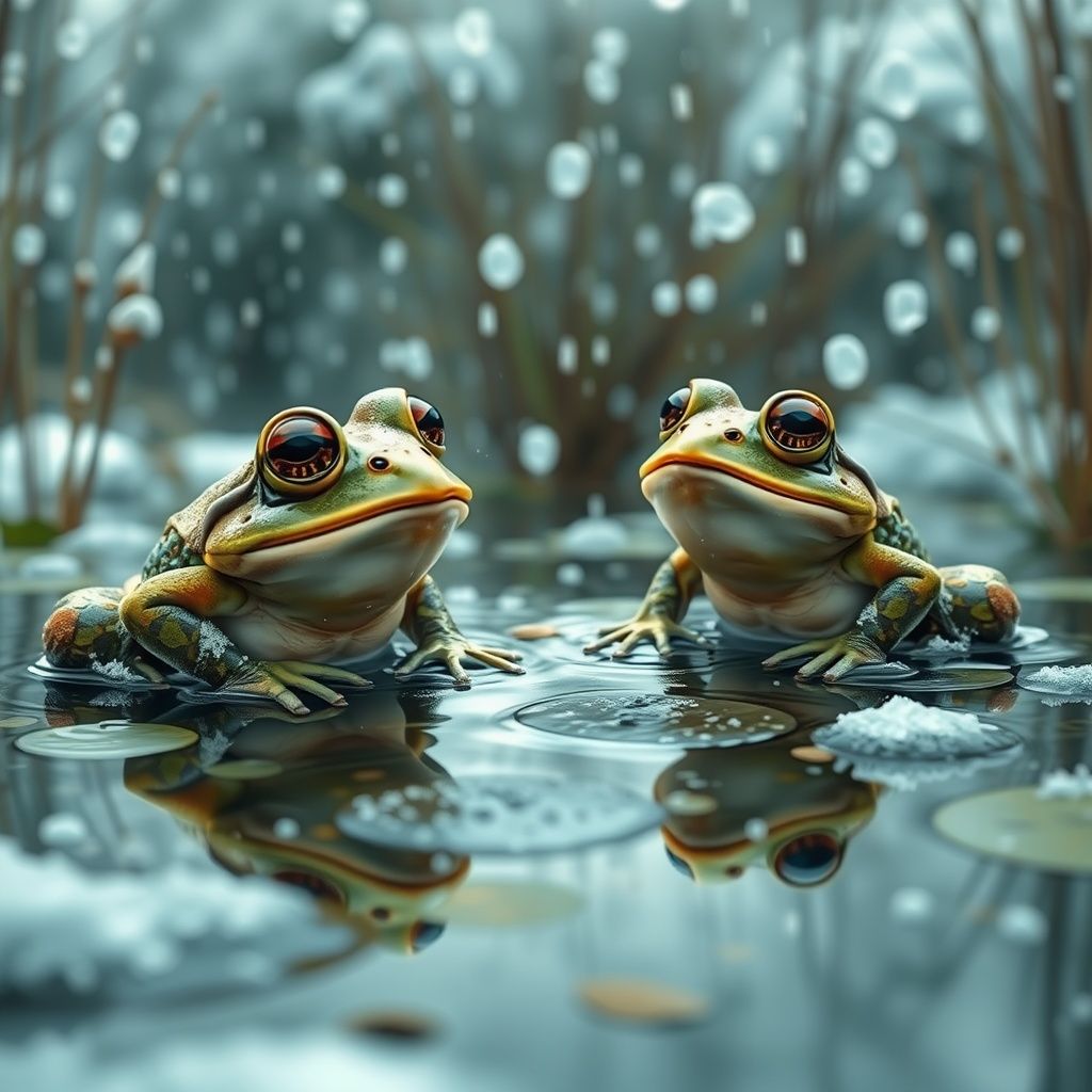 Frogs in Winter Wonderland | Story.com