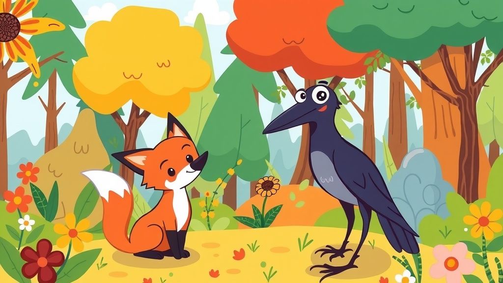 The Tale of the Fox and the Crow | Story.com