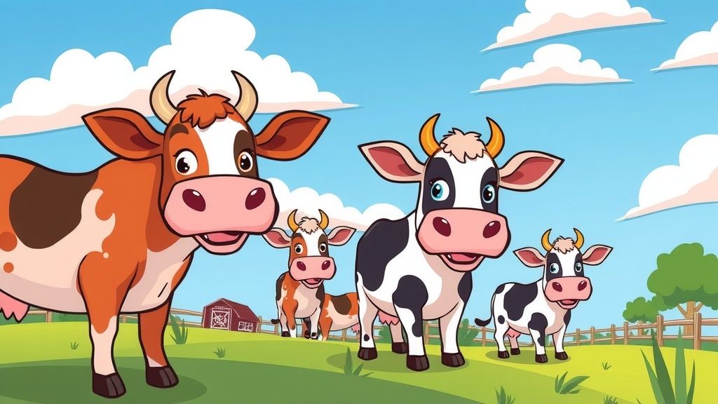 Cows of Cartoontown | Story.com