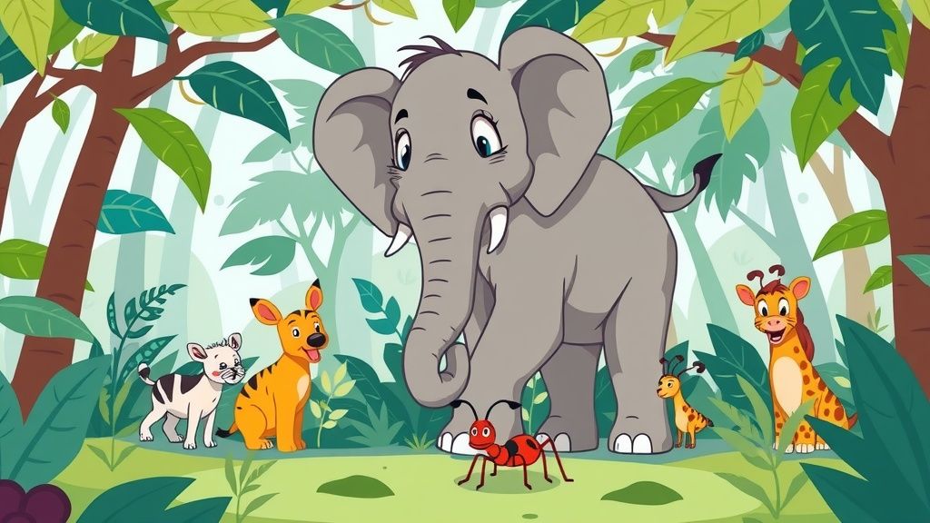 The Ant and the Elephant | Story.com