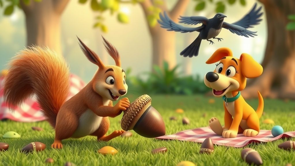 The Squirrel's Hilarious Chase | Story.com