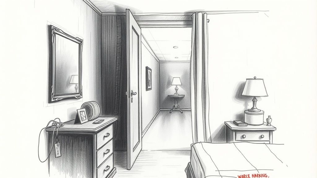 Watch:The Haunting of Room 313 | AI Horror Videos | Story.com