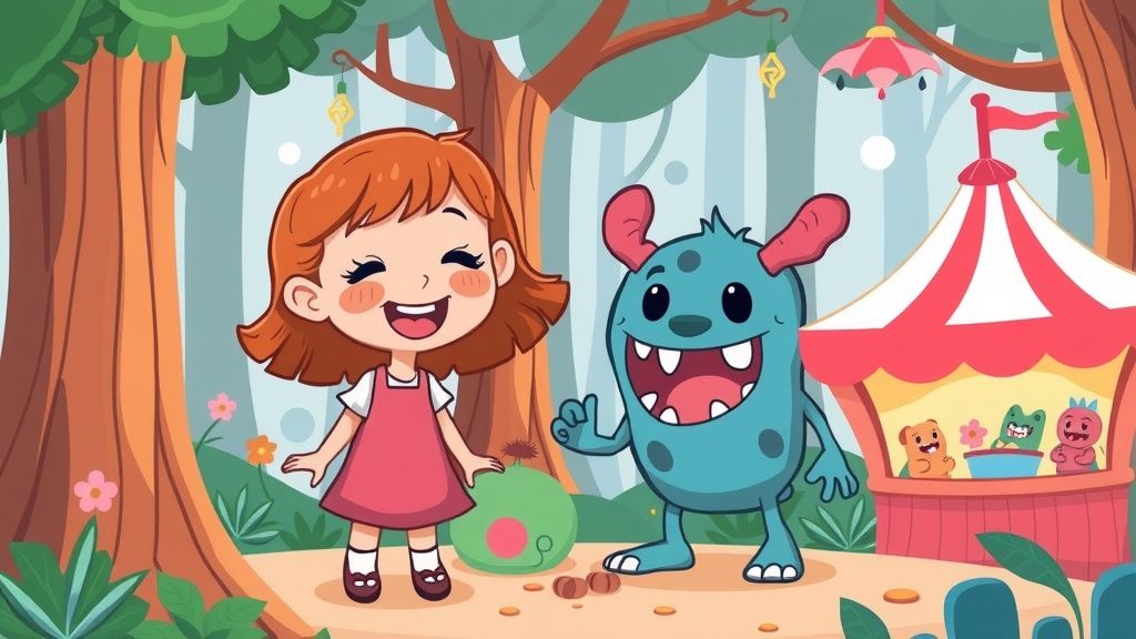 The Giggle Monster’s Big Surprise | Story.com