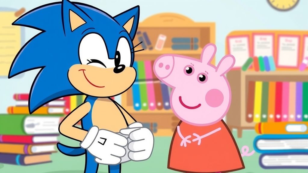 Sonic and Peppa Pig’s School Adventure | Story.com