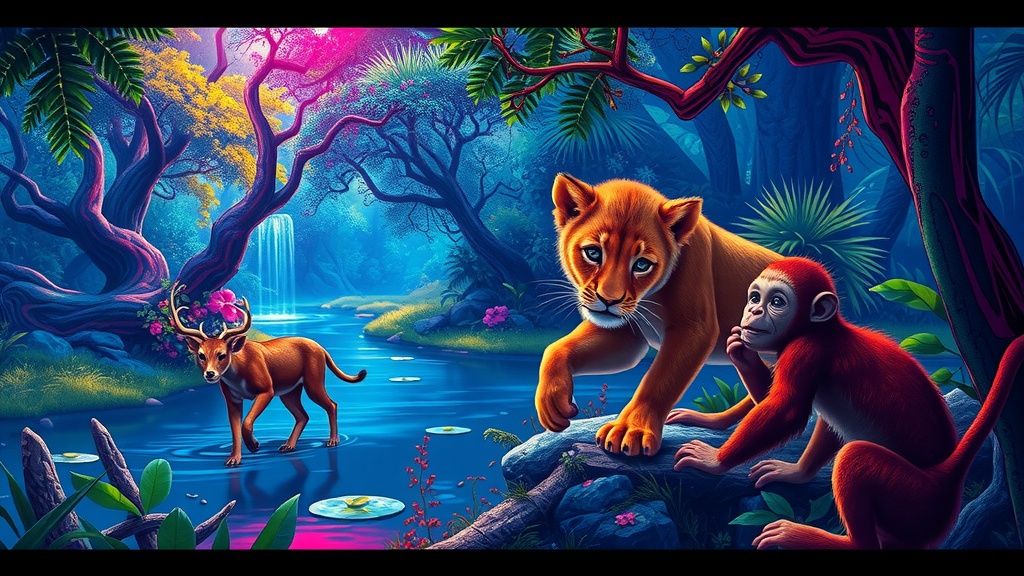 The Lion Cub and the Little Monkey | Story.com