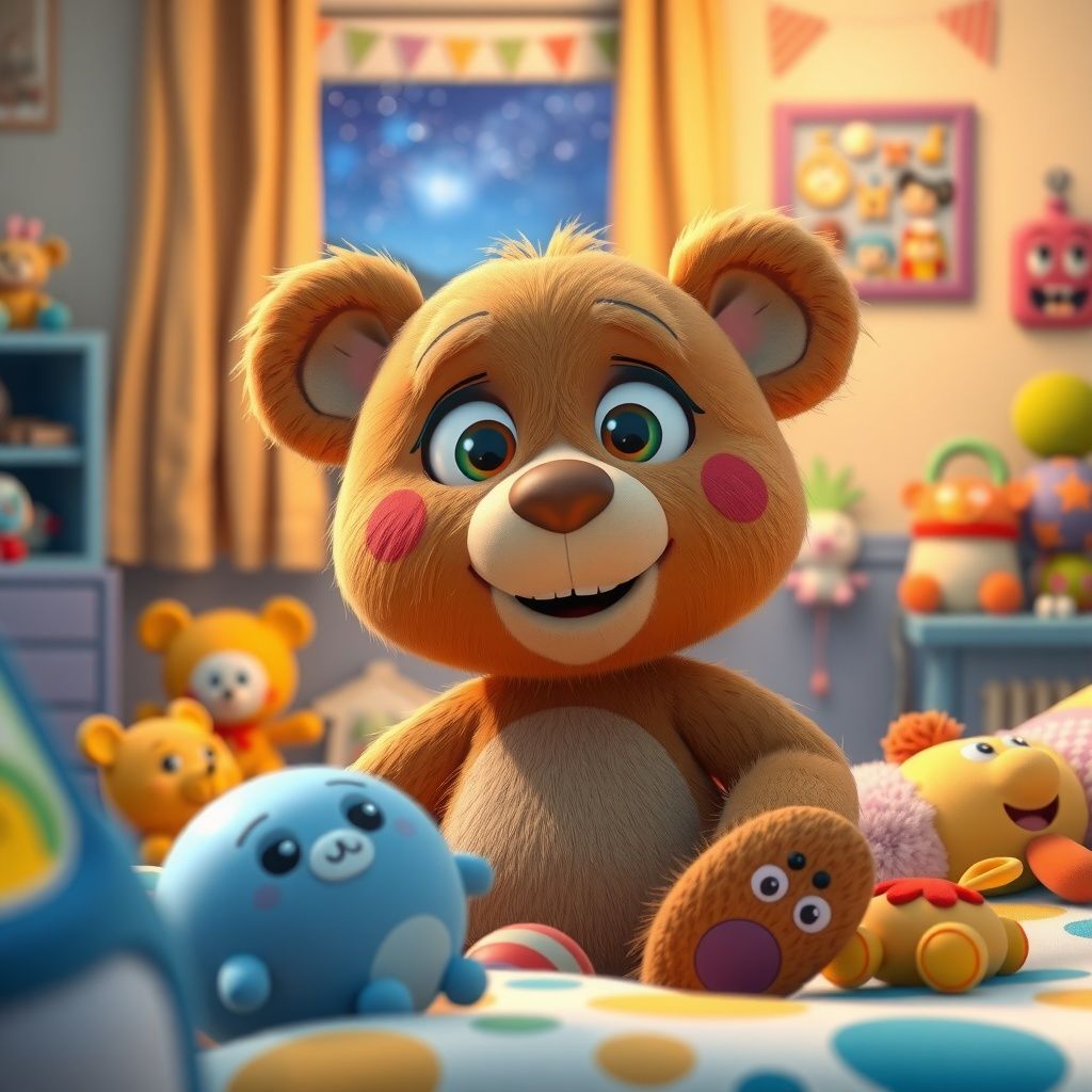 The Teddy Bear Who Didn't Want to Sleep | Story.com