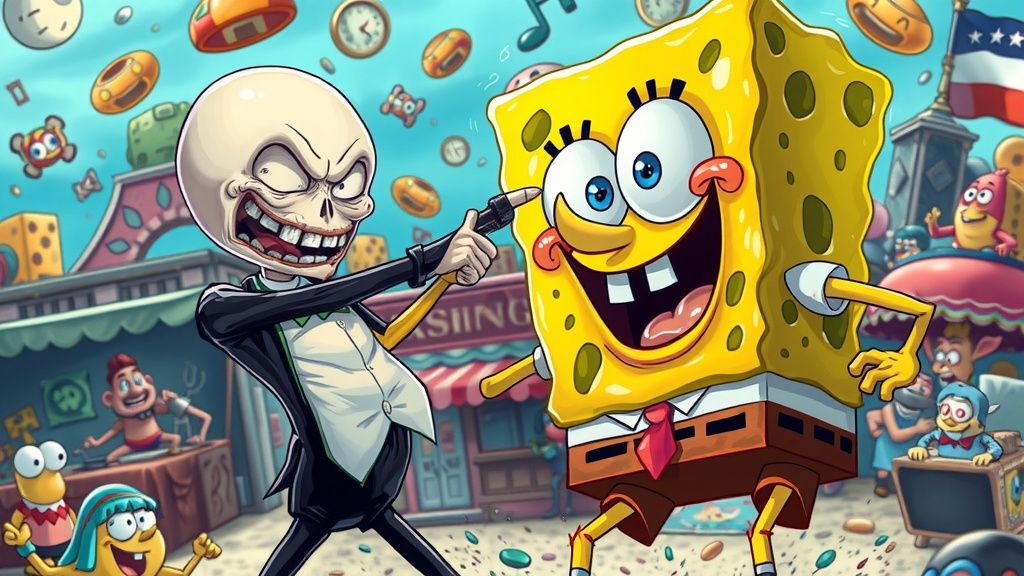 Bendy vs. SpongeBob | Story.com