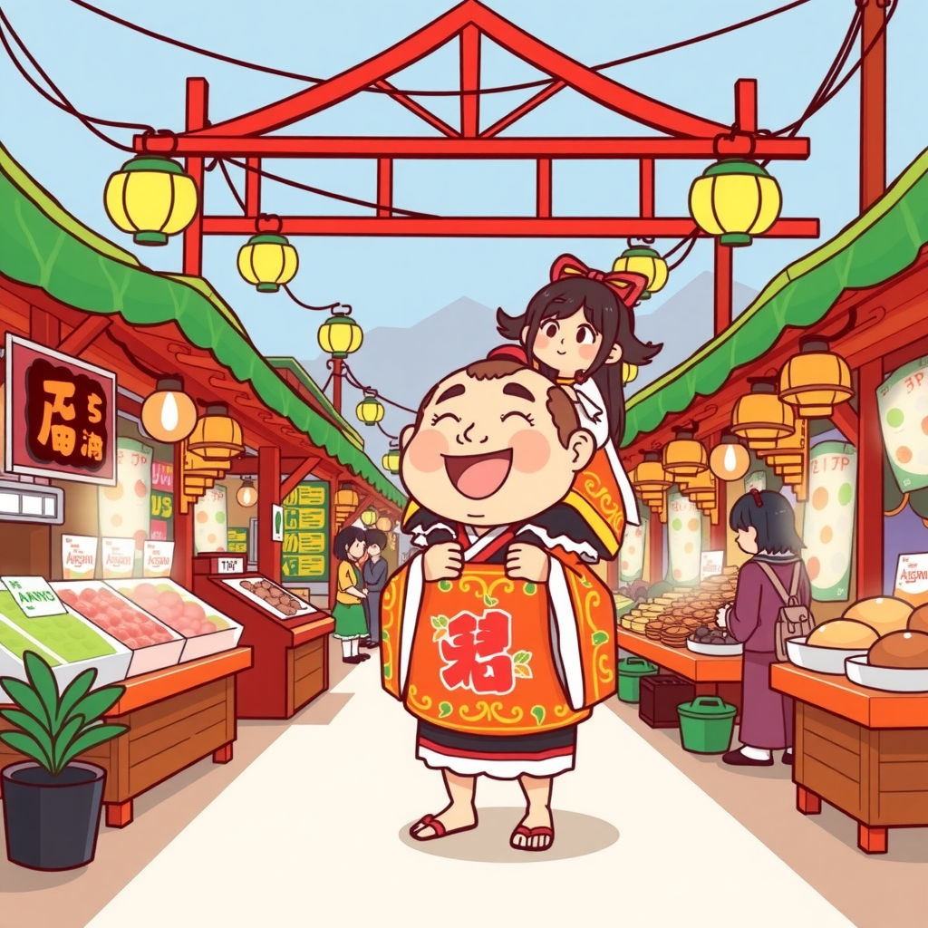 Kagura und Anya auf dem Markt | Story.com