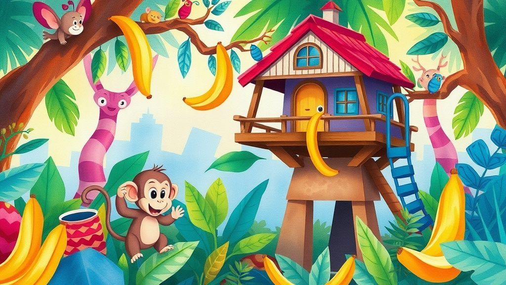 Watch:Milo the Messy Monkey – A Fun and Twisty Jungle Adventure! | AI ...