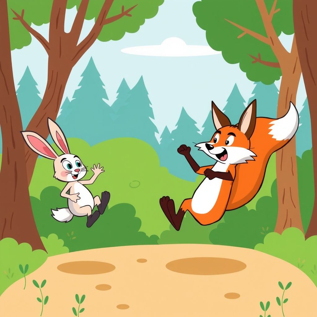 Clever Rabbit and the Hungry Fox | Story.com
