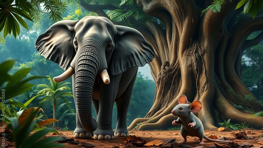 Watch:The Elephant and the Mouse | AI Children’s Videos | Story.com