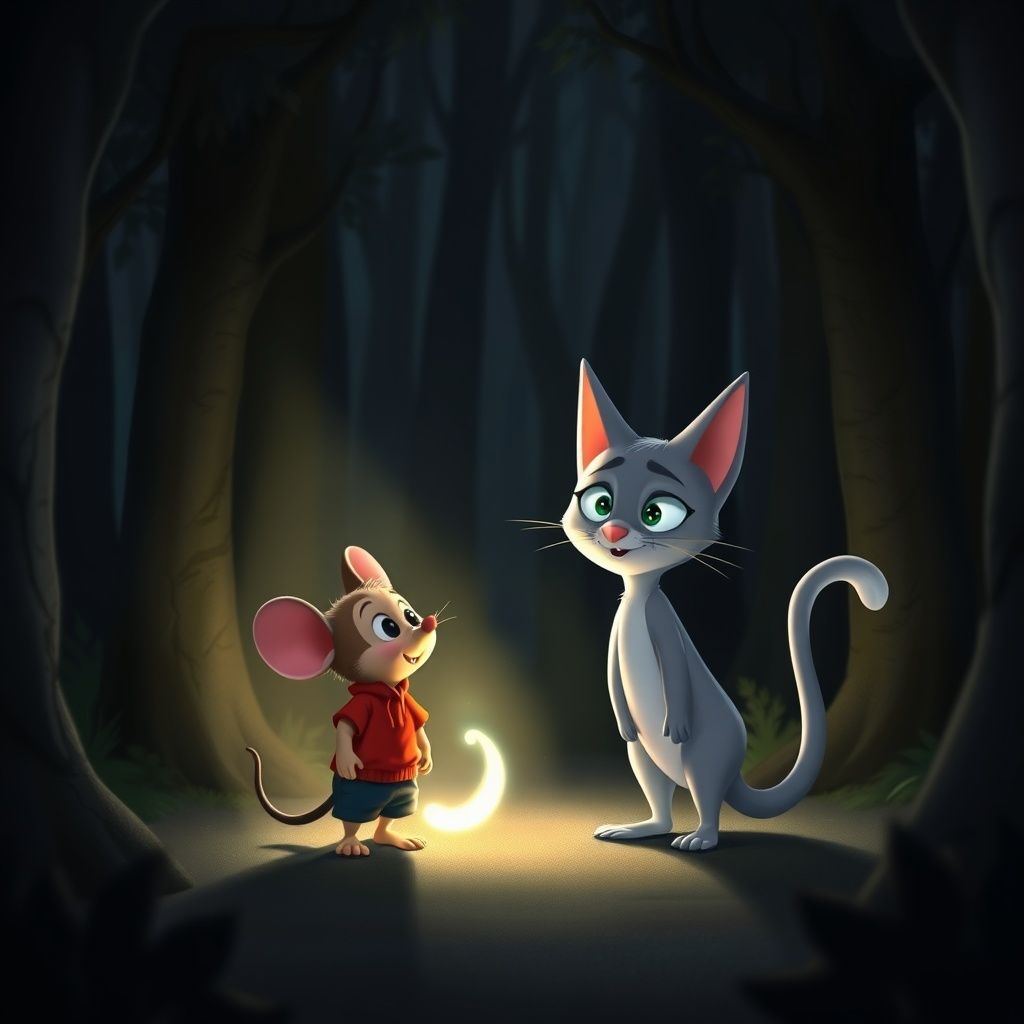 Si Tikus dan Si Kucing: Petualangan di Hutan Gelap | Story.com