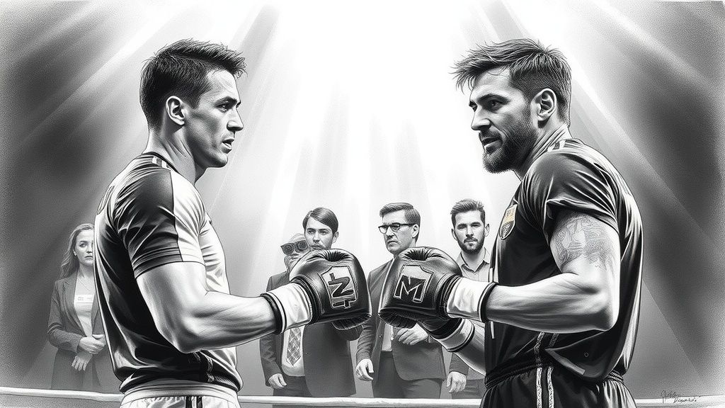 Cristiano Ronaldo vs. Lionel Messi: The Boxing Match | Story.com