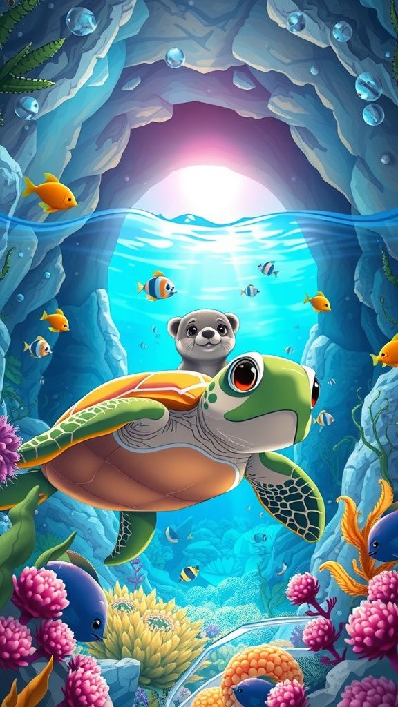 The Brave Little Turtle and the Hidden Cave | Story.com