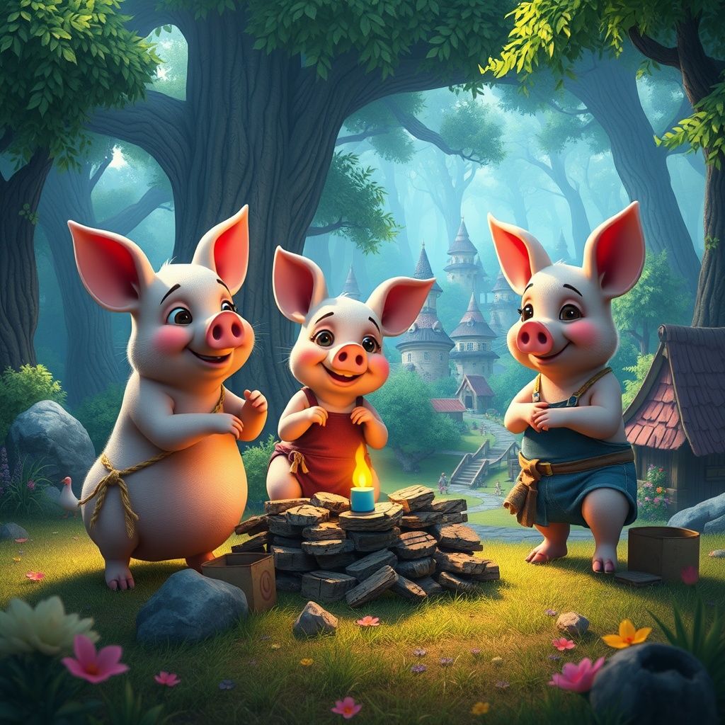 The Tale of the Three Pigs | Story.com