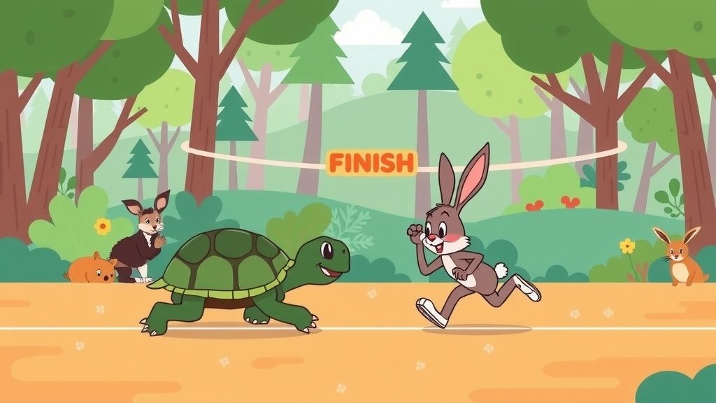 The Hare and the Tortoise: A Lesson in Humility | Story.com