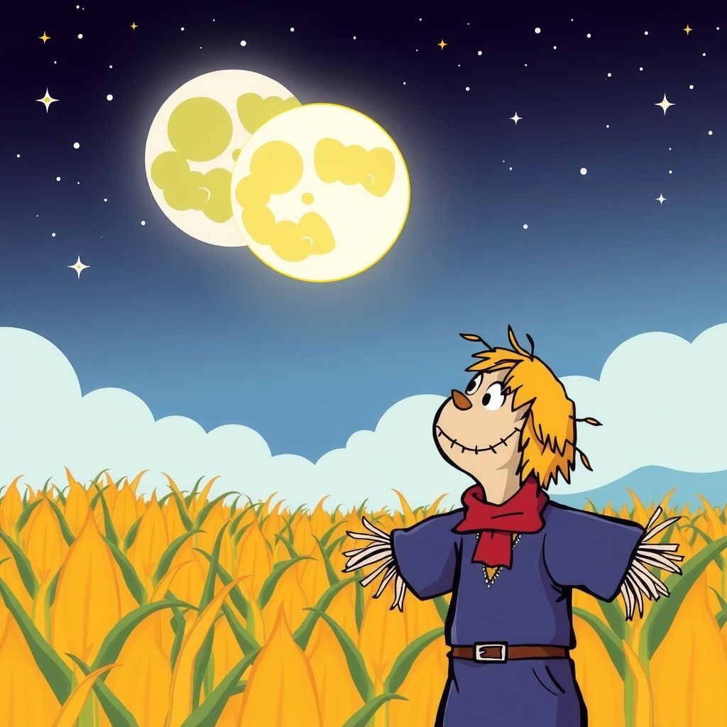 Little Scarecrow and the Moon | Story.com