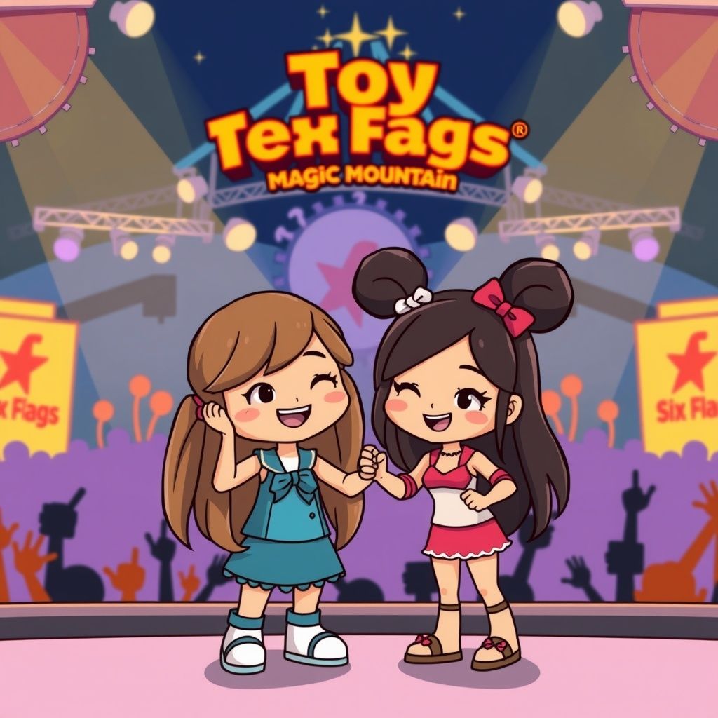 Toy Bonnie and Toy Chica's Adventure at Six Flags | Story.com