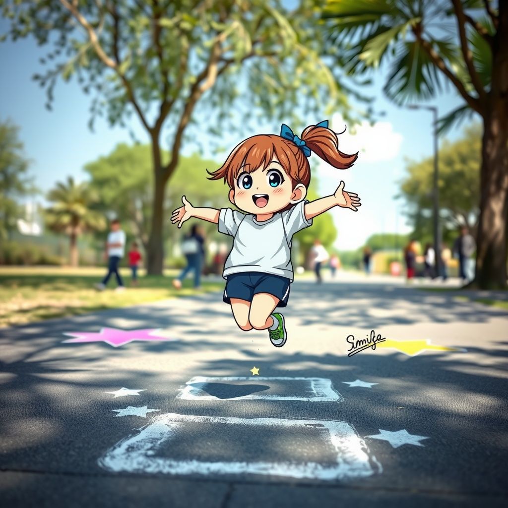 Salta, salta, hazlo con la destreza de saltar en un pie a otro ...