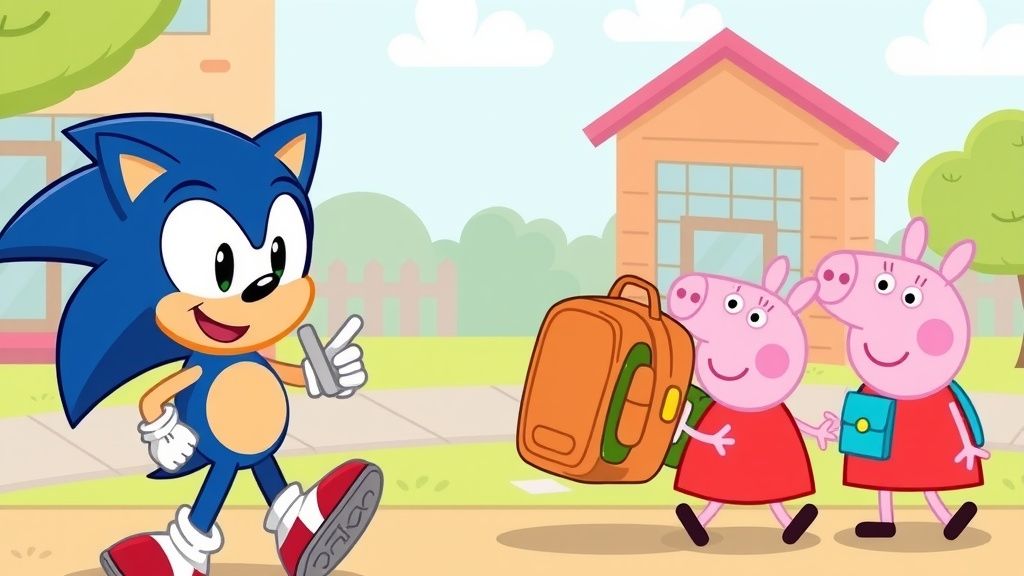 Sonic and Peppa’s School Adventure | Story.com