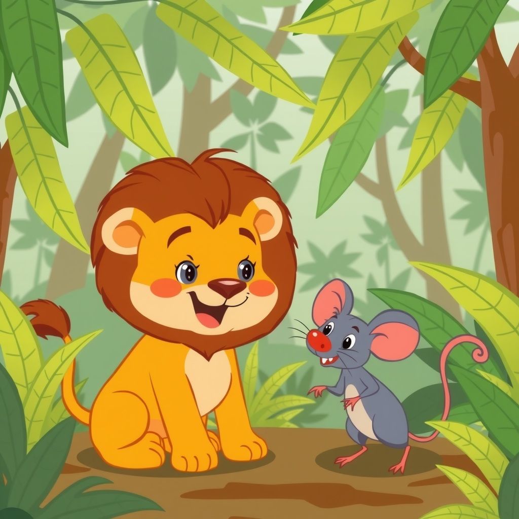 Si Singa dan Si Tikus | Story.com