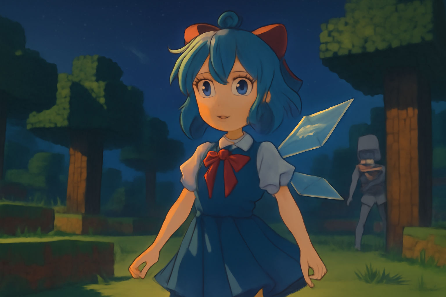 Cirno’s First Day in Minecraft | Story.com