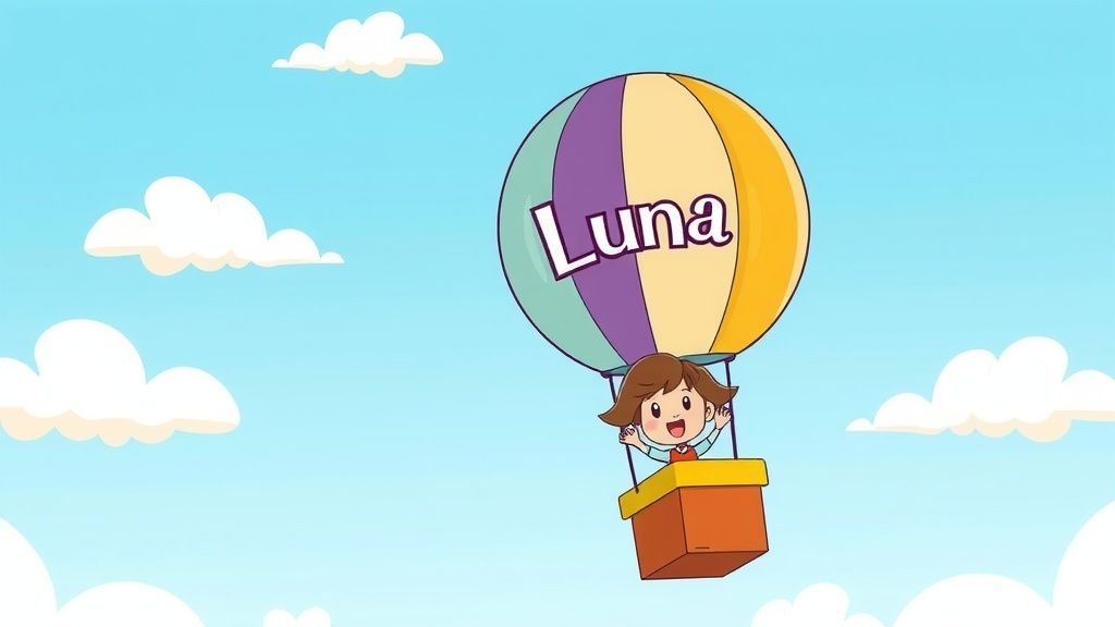 Watch:Luna's Big Balloon Adventure: Up in the Sky! | AI Children’s ...