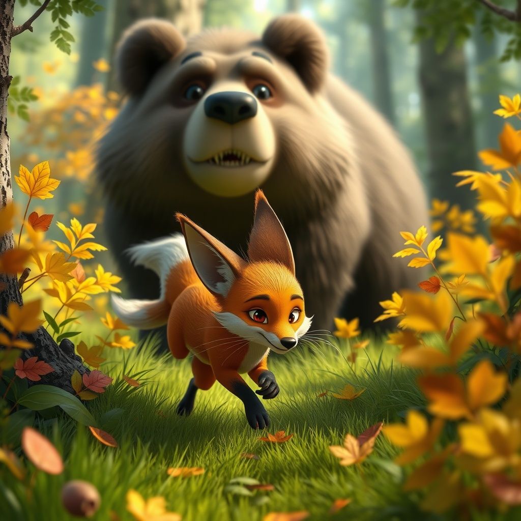 The Greedy Fox and the Clever Bear | Story.com