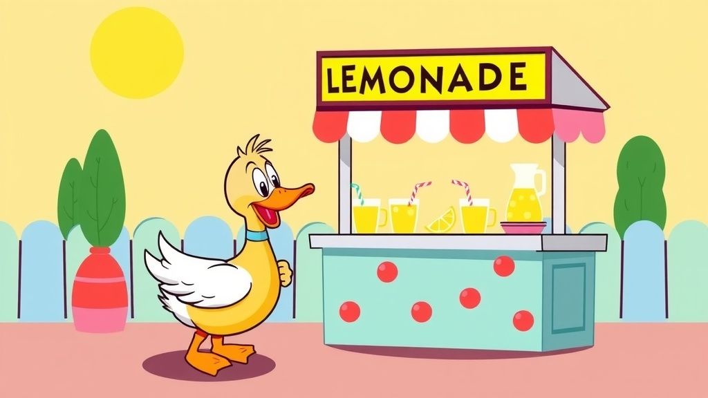 The Duck and the Lemonade Stand | Story.com