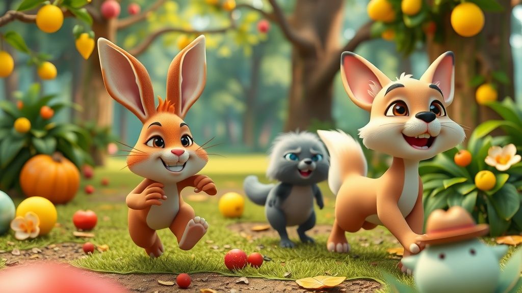 The Rabbit, the Fox, and the Cat: The Big Race | Story.com