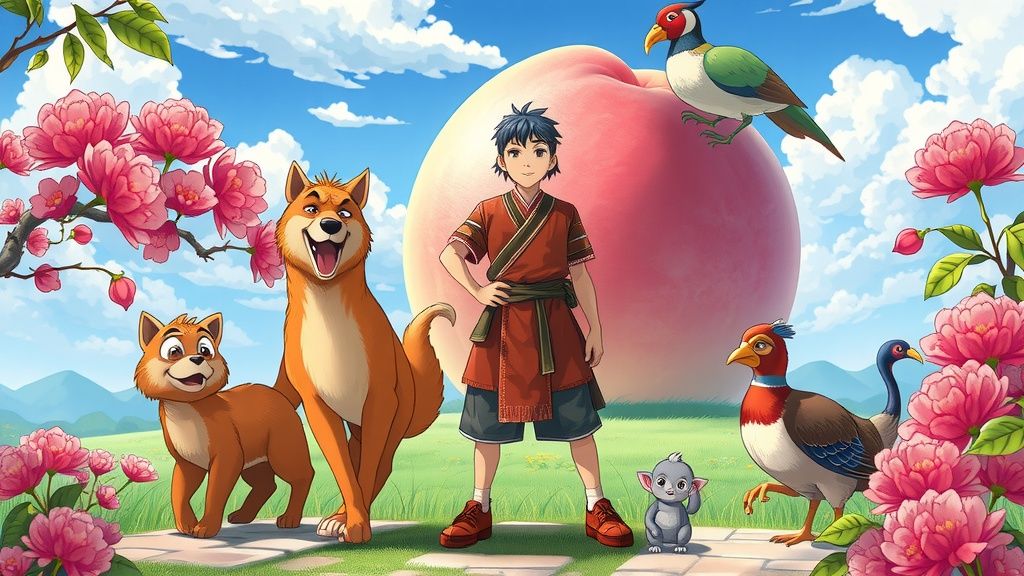 The Legend of Momotaro – The Peach Warrior | Story.com