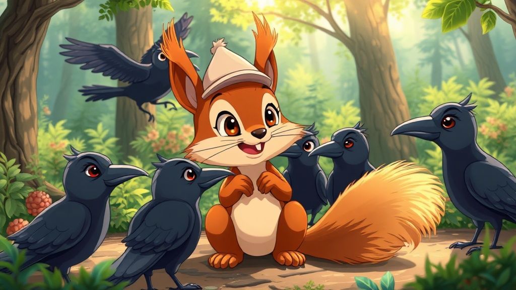 The Adventures of Sammy the Squirrel: The Great Acorn Heist | Story.com