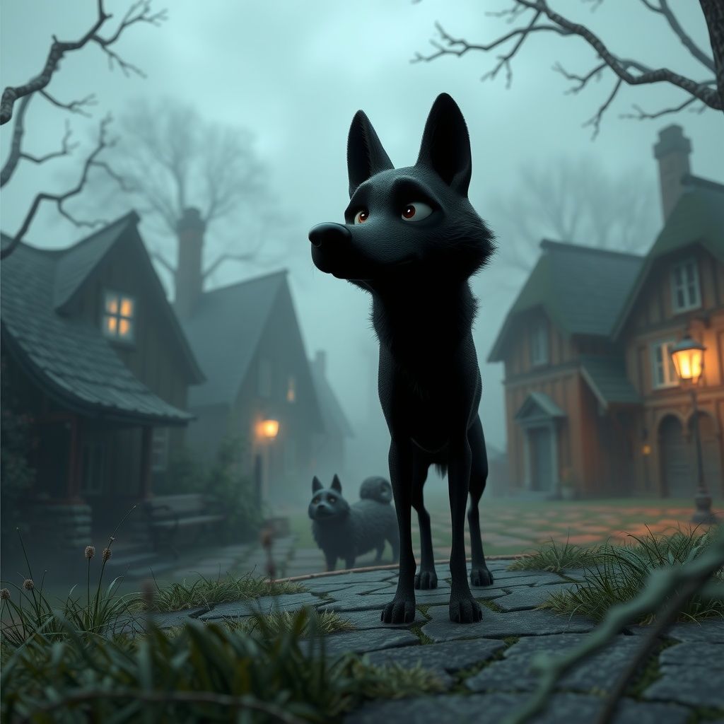 The Black Dog in the Village | Story.com